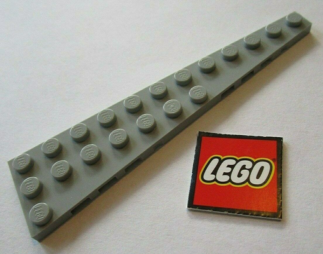 Lego Medium Stone Grey PLATES - Choose Your Own Size - NEW 4x12, 2x14 ...