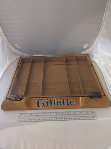 Vintage 1950s Gillette Razor Razors Advertising Store Counter-top ...