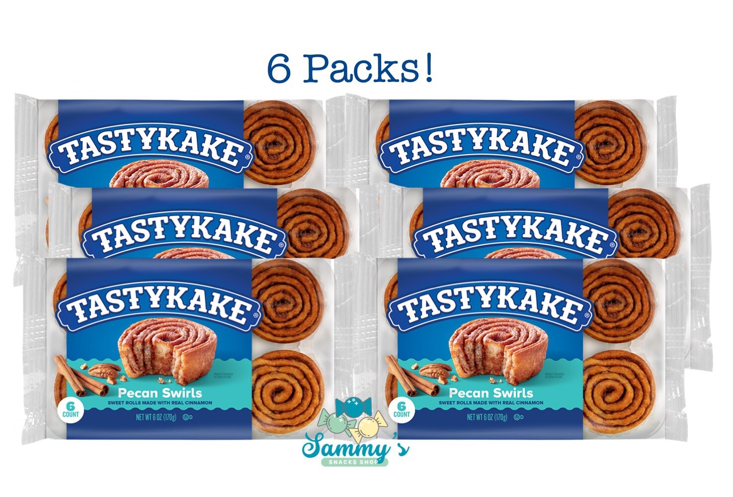 Tastykake Pecan Swirls 6 6packs | eBay