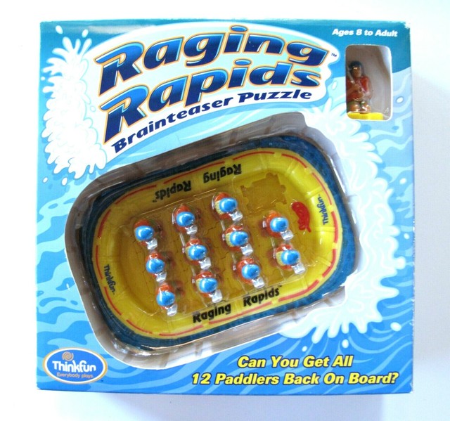 2003 ThinkFun Raging Rapids Single Player Brainteaser Puzzle Ages 8 for ...