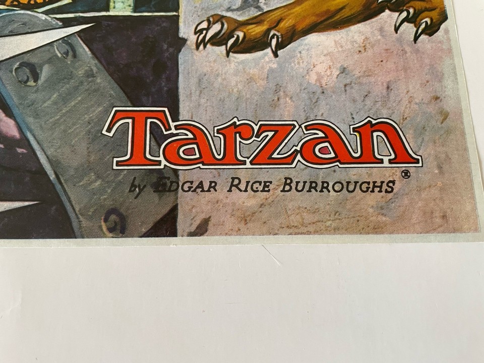 Tarzan Vintage Premium Poster Original 70s | eBay