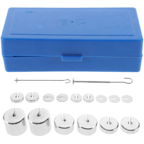 Weight Set Weights Plates Small Experiment Precision Metal Labs Slotted ...