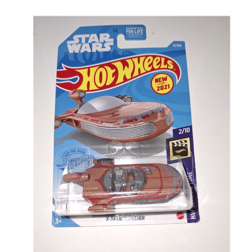 Hot Wheels Star Wars X-34 Landspeeder HW Screen Time 2021 1:64 Diecast ...