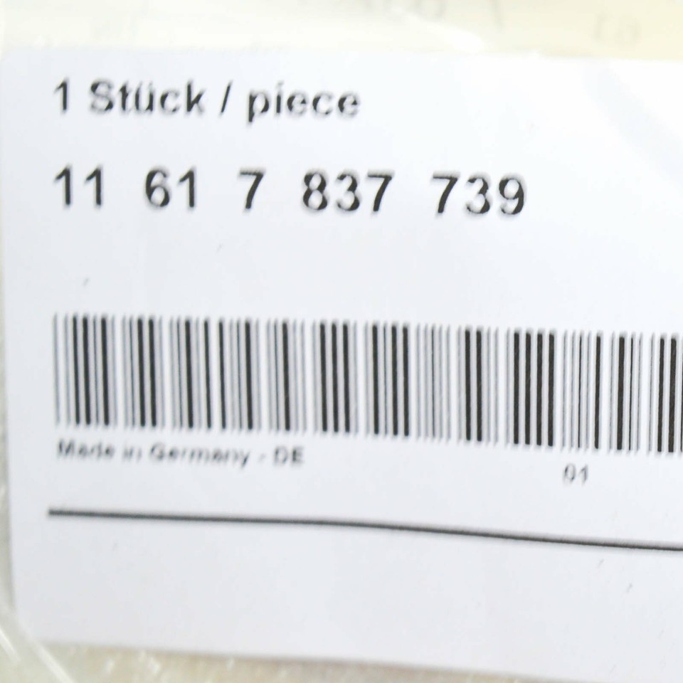 NEW BMW E90 E92 ENGINE COVER V8 EMBLEM BADGE 7837739 11617837739 11-61 ...