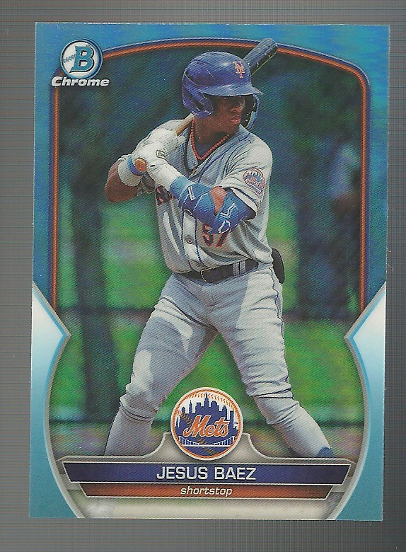 Jesus Baez 2023 Bowman Chrome Draft Blue #BDC-108 New York Mets | eBay