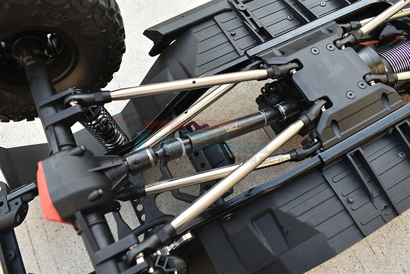 GPM Racing Axial SCX6 Carbon Steel Front & Rear CVD Driveshaft Set ...