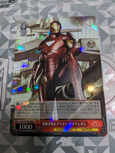 Weiss Schwarz Disney100 Card Japanese Dmv/S104-058 R Iron Man Marvel ...