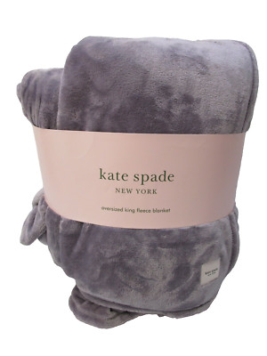 Kate Spade Oversize King Fleece Blanket NEW | eBay