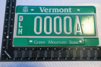 VERMONT VT LICENSE PLATE TAG SAMPLE HIGHWAY EQUIPMENT DEALER DLH ...
