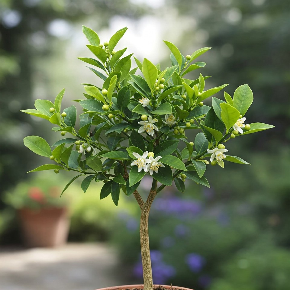 Lime Tree Dwarf Persian (Bearss) Lime Tree in 1 gal 2-3 ft Tall Citrus ...
