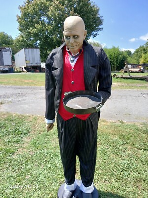 Vintage 6 Foot Gemmy Halloween Animated Creepy Butler Sound & Motion ...