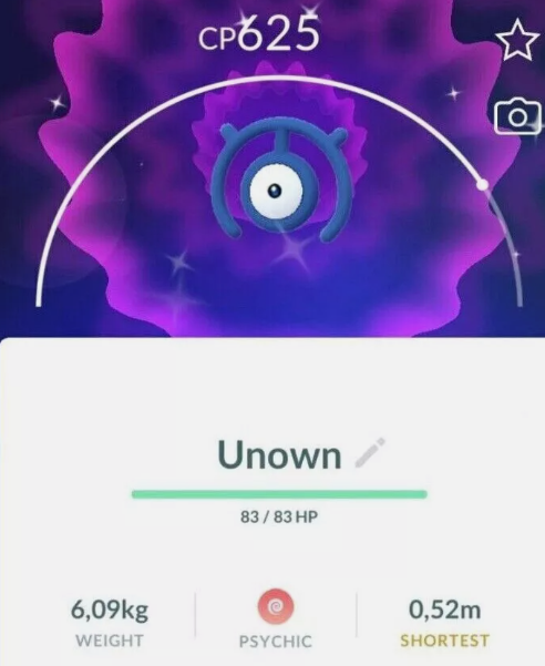 Pokémon Go All Shiny Unown | Trade Registered 20K Stardust | eBay