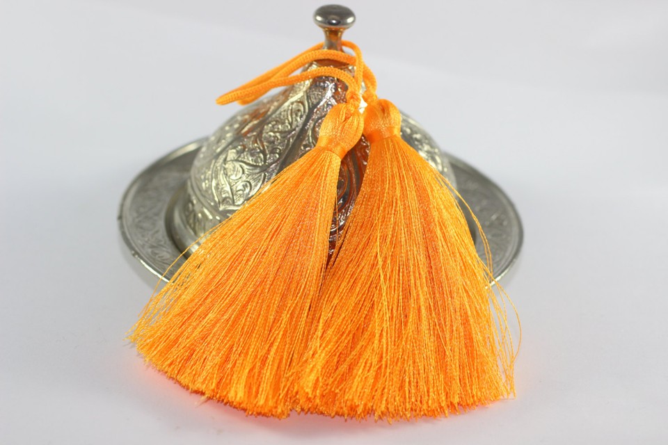 TASSEL 10 pcs Silky Turkish Tassels, 80 mm Long Thick Tassels, Earring ...