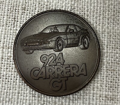 PORSCHE 924 CARRERA GT 1981 AUTO CAR AUTOMOBILE MEDAL COIN | eBay
