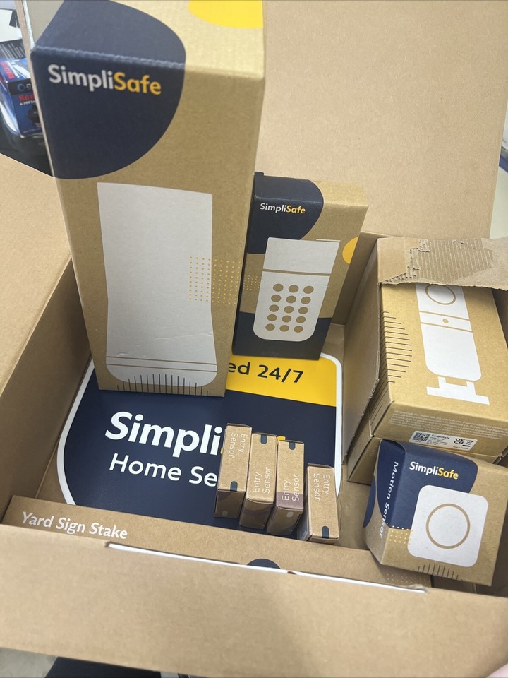 OPEN BOX SimpliSafe Home Security System, Indoor And Outdoor Cameras 8 ...