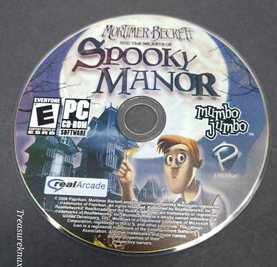 Mortimer Beckett and the Secrets of Spooky Manor PC Video Game disk ...