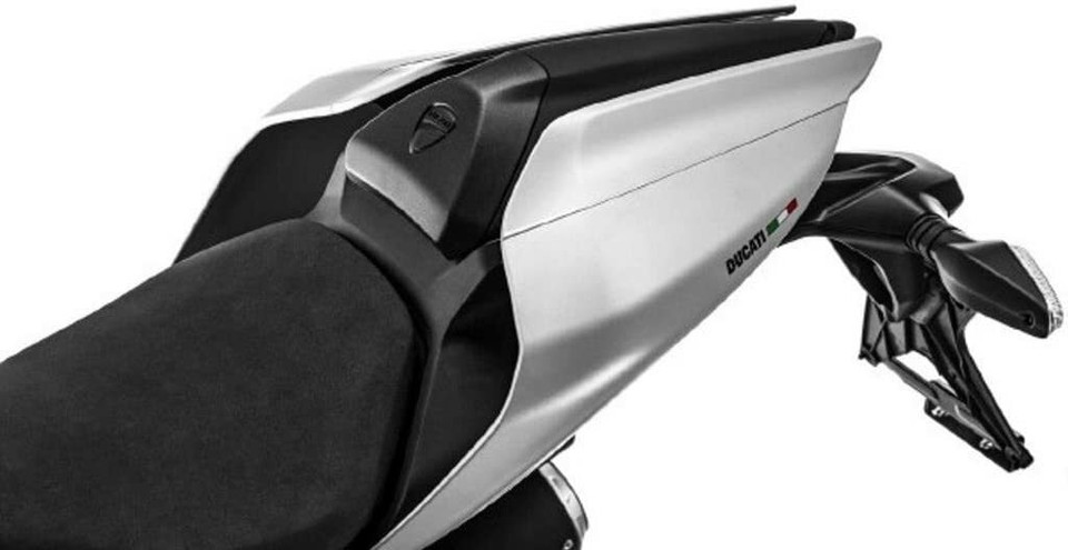 Ducati 959 Panigale Seat Cowl Cover Matte White OEM 97180331A Genuine ...