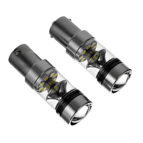 Pair of 20 LED Bulb 1156 100W Turn Signal Reverse Lights Daytime ...