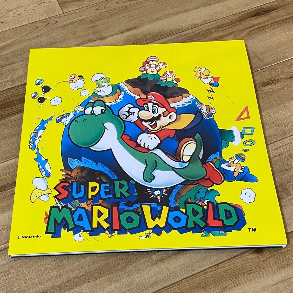 Super Mario World Soundtrack Record Analog Mario Good Condition | eBay