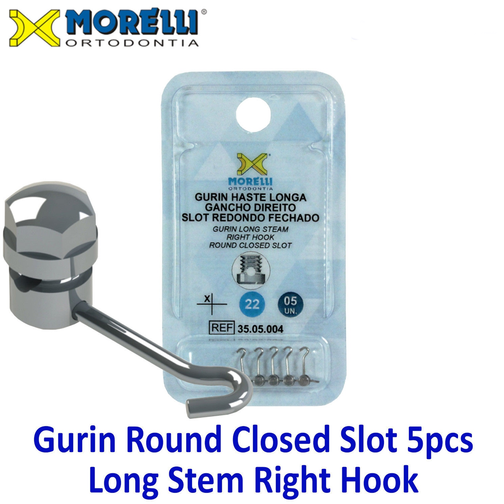 Morelli Dental Orthodontic Gurin Archwire Stop Round Long Lock Right ...