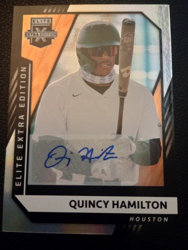 2021 Elite Extra Edition Quincy Hamilton AUTOGRAPH Astros | eBay