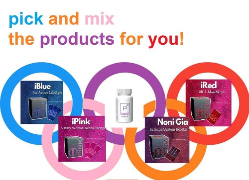 Bhip Package Energy Drink I BLUE&I PINK&I RED NONI GIA&PURPLE CAPS ...