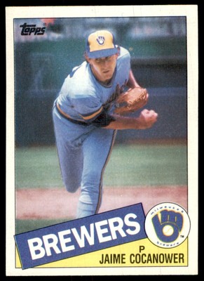 1985 TOPPS JAIME COCANOWER RC MILWAUKEE BREWERS #576 | eBay