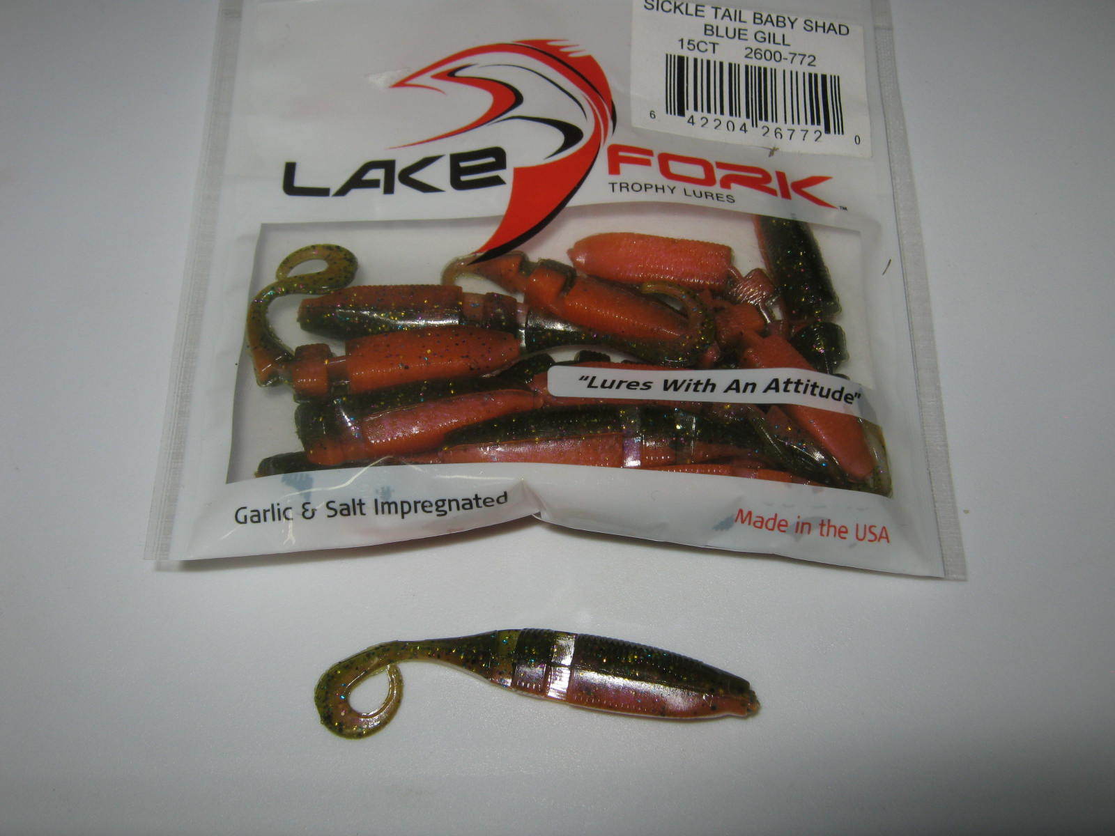 LFT TROPHY LURES SICKLE TAIL BABY SHAD 15CT CHART ICE BLUE GILL | eBay