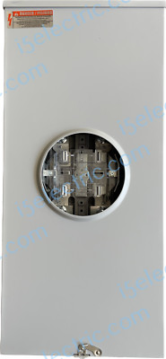 400 / 320 AMP METER BASE SOCKET RINGLESS w/LEVER BYPASS 1PH w/LUGS FIT ...
