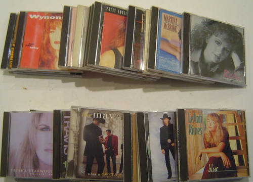 Lot of 24 Classic Country Music CDs Mixed 90s Reba McEntire,LeAnn Rimes ...