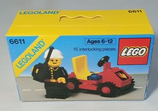 LEGO 6611 Fire Chief's Car Instructions and Parts List