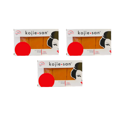 3 packs Bundle Set Original Kojie San Skin Lightening Kojic Acid Soap ...