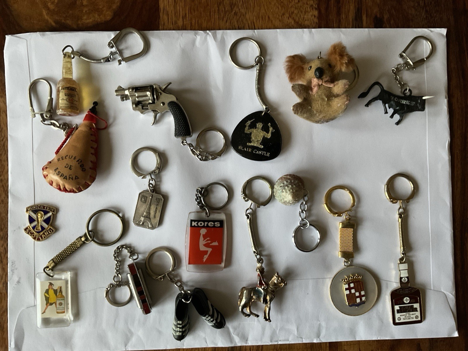 Job Lot of Old Key Rings Various Designs | eBay UK
