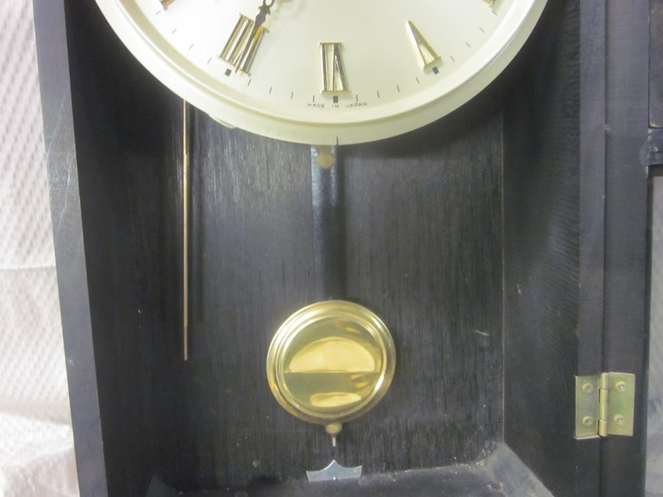 Linden 31 Day Pendulum Chime Wall Clock with Key & Manual - Japan ...