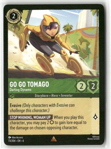 Go Go Tomago #73/204 Azurite Sea Rare | Disney Lorcana | eBay