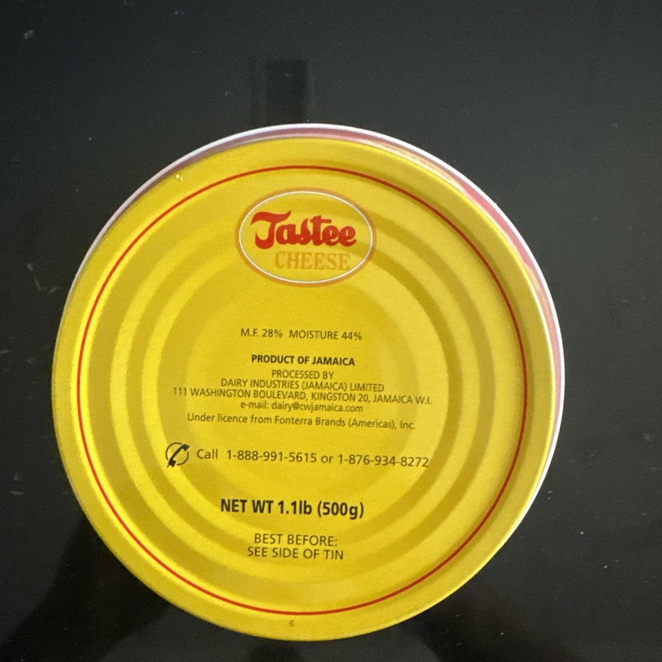 Tastee Cheese 1 Tin (Jamaican Cheese) 1.1Lbs | eBay
