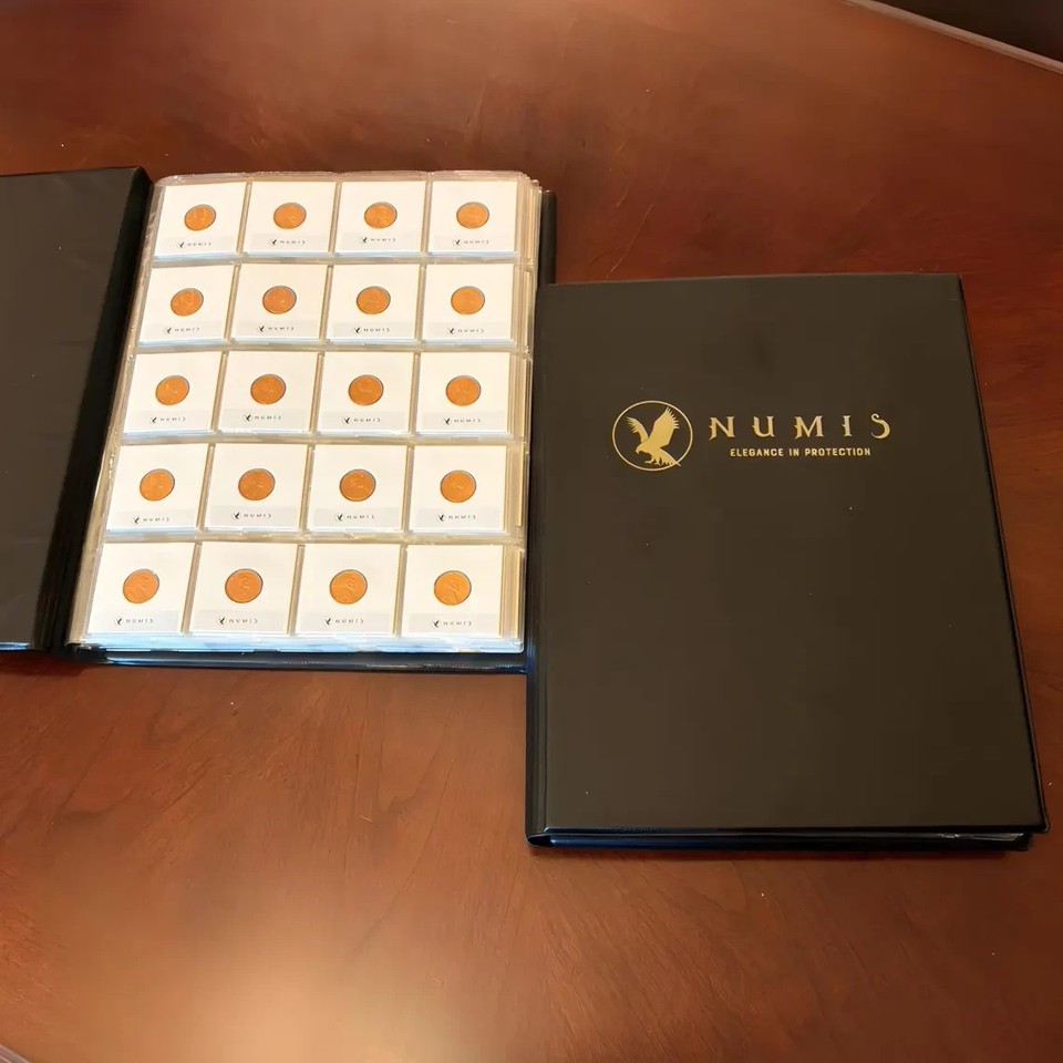 NUMIS® Coin Collecting Album, Holds 200 "Flips" (2x2 inch), Self ...