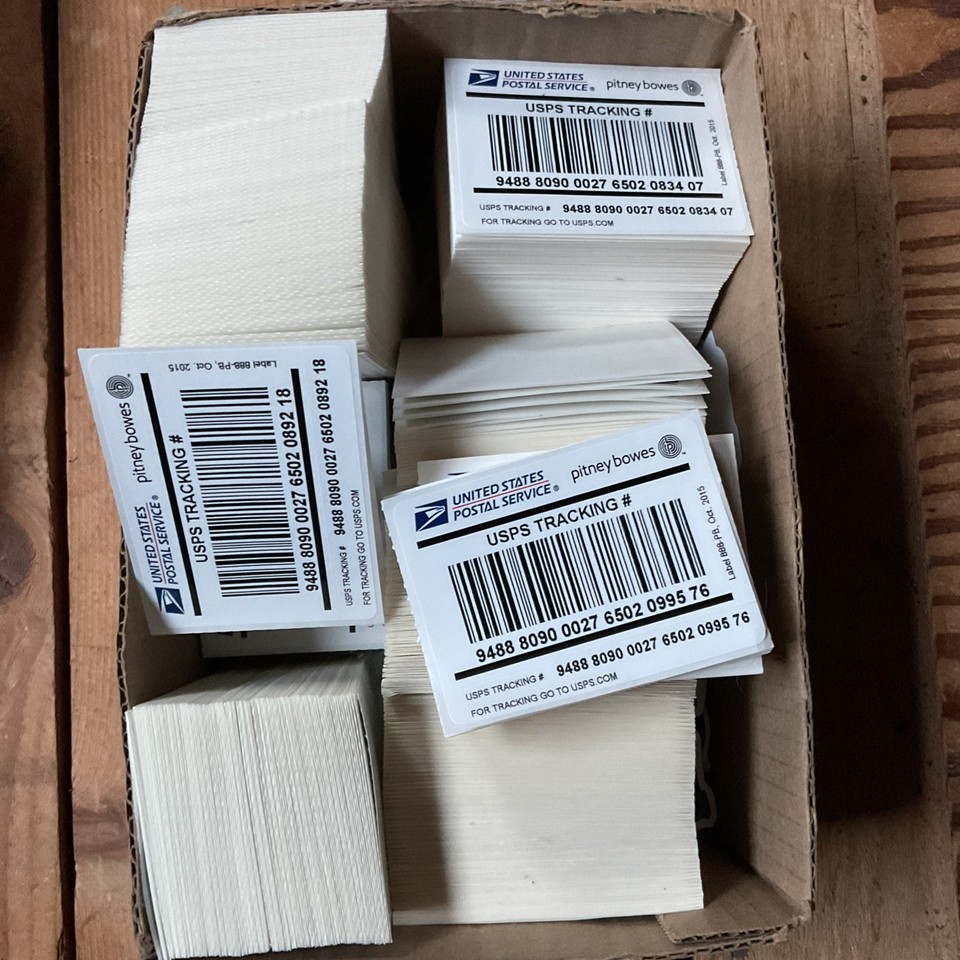 500 Pitney Bowes 888 shipping tracking labels free same-day SH | eBay