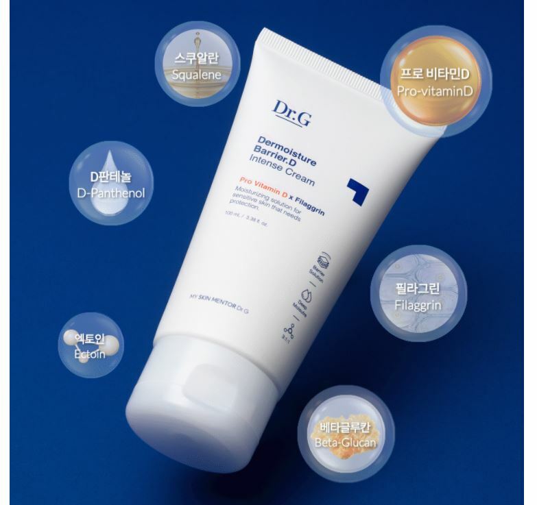 Dr.G Dermoisture Barrier.D Intense Cream 100ml + 30ml + Toner 30ml Set ...