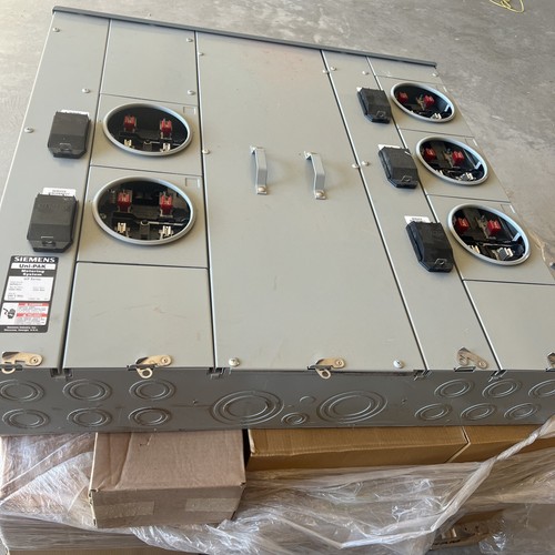 Siemens WP4511 Uni-pak 400A 5 Position 1PH max 125A/ea 4 Jaw RINGED ...