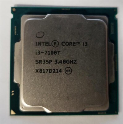 [Lot of 2] Intel Core i3-7100T SR35P 3.4GHz Dual-Core LGA1151 CPU ...