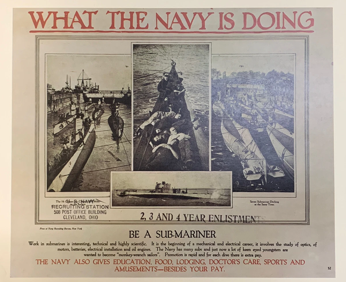 Vintage Navy Posters