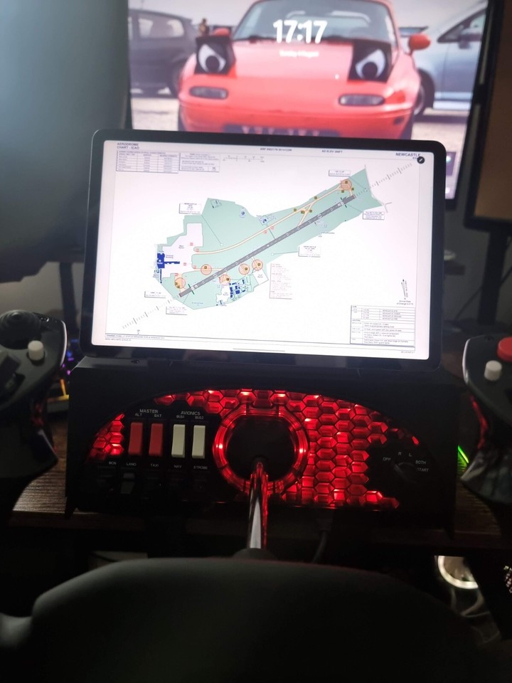 Honeycomb Alpha/Bravo Tablet/Phone Mount , Logitech/Saitek Yoke Flight ...