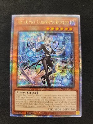 Arias the Labrynth Butler AGOV-EN017 Yugioh Quarter Century Secret Rare ...