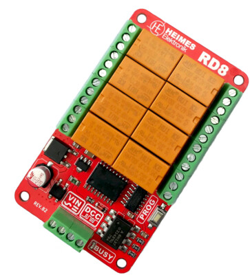 RD8 Schaltdecoder 8-Fach! H0/N/TT/Z Digital Decoder Relais-Decoder DCC ...