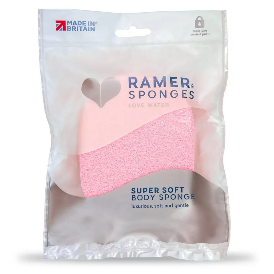 Ramer Sponges - Super Soft Body Sponge - Hypoallergenic ...