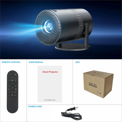 Salange P300 Mini Portable Projector - 4K 8K Video Decoding, 720P HD ...