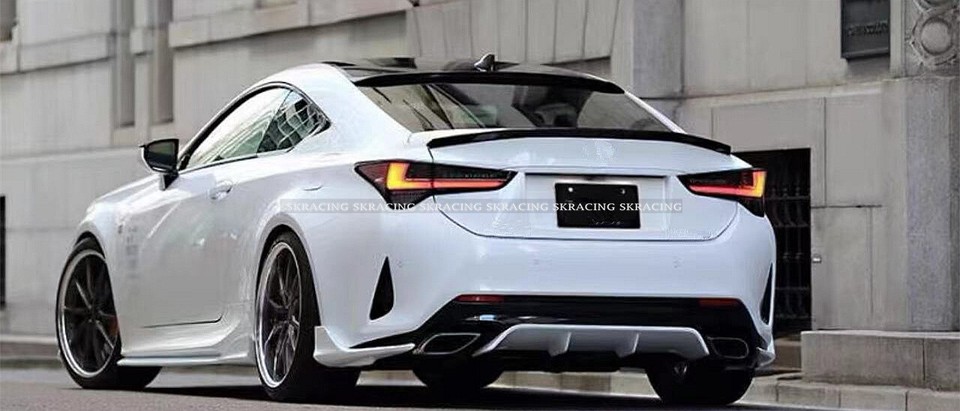 Carbon Fiber Rear Trunk Spoiler Wing For Lexus RC200t RC300 RC350 F ...