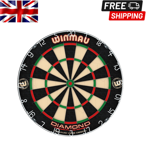 Winmau Diamond Plus Professional Bristle Dartboard Tournament Standard ...