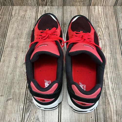 New Balance Men's 10.5 D True Red White Black Retro Sneaker 2002R Suede ...